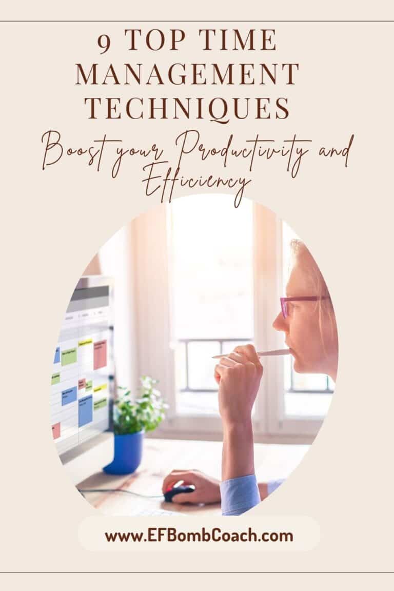 9 Top Time Management Techniques: Boost Your Productivity And ...