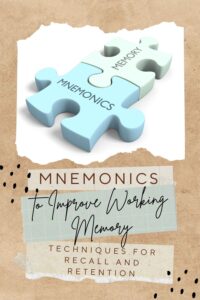 Mnemonics To Improve Working Memory: Techniques For Recall And ...