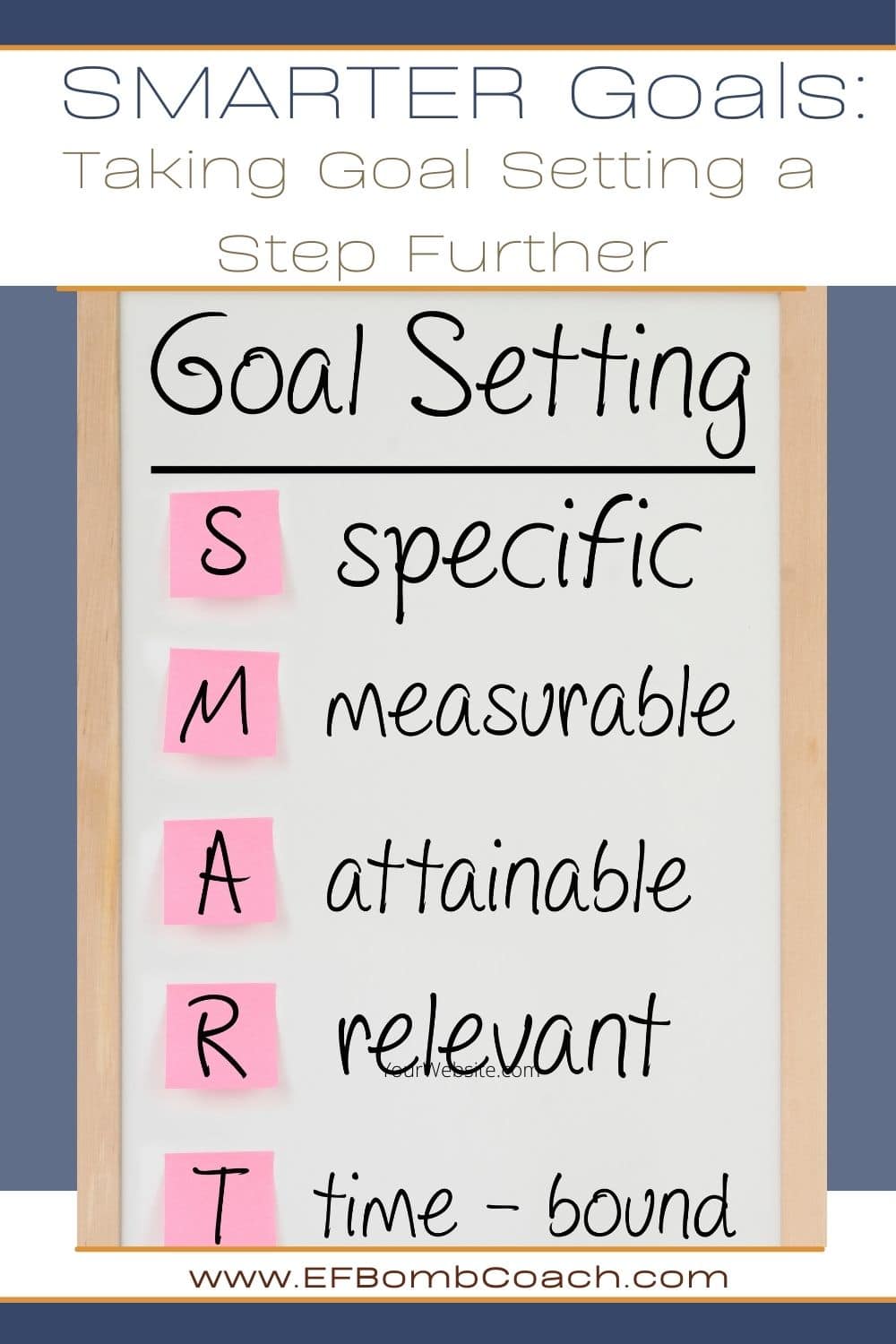 SMARTER Goals: Taking Goal Setting A Step Further - EF Bomb Coach